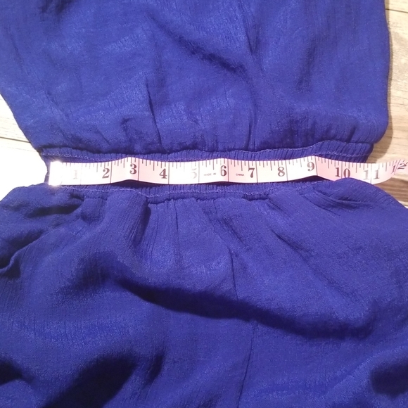 Mauve | Other | Maude Blue One Shoulder Romper | Poshmark